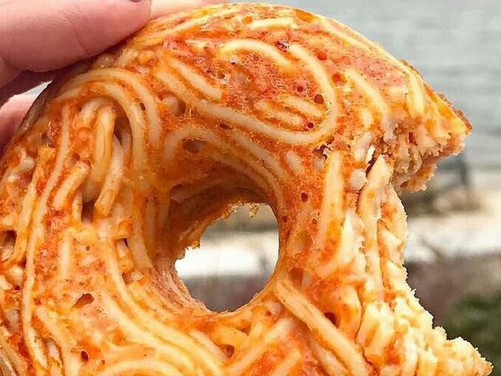 Two Things You Never Thought Would Ever Be Combined: Spaghetti Donuts ...
