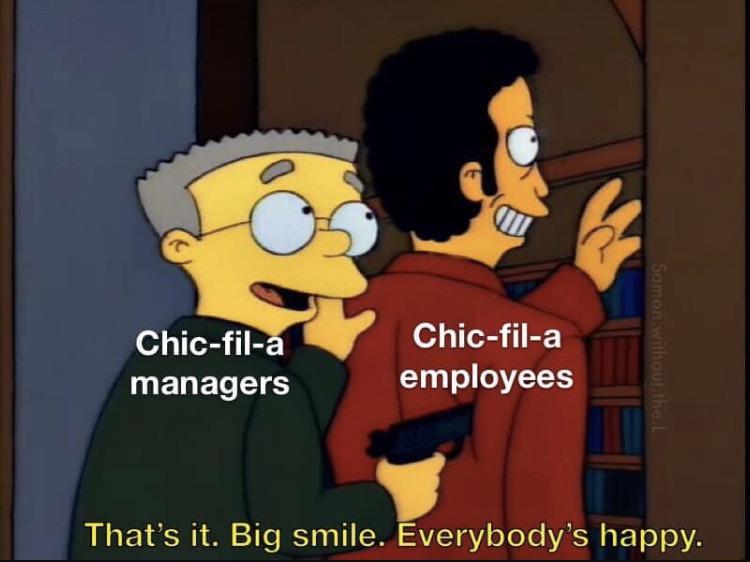 My Pleasure: 21 Memes About Chick-Fil-A Employees - Oola